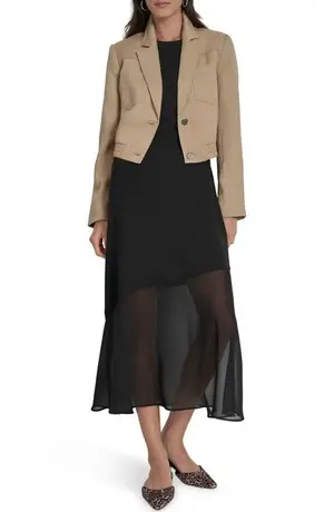 Dkny Relaxed Cropped Blazer