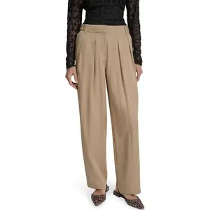 Dkny Weathered Twill Pleated Pants