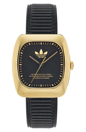 Adidas Retro Wave One Strap Watch - Gold/black
