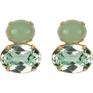 JENNIFER BEHR Yvette Drop Earrings - Chalcedony