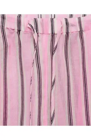 Mango Striped Wide Leg Pants