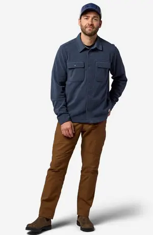 MARMOT Felton Long Sleeve Fleece Snap-up Shirt - Thunderhead Heather