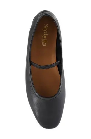 Seychelles Sweetheart Mary Jane Flat - Black