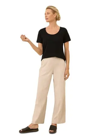 PACT Organic Cotton Softspun Scoop Neck Tee - Black