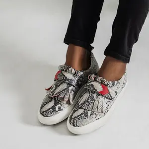 TIANNIA BARNES Serena Sneakers - Snakeskin