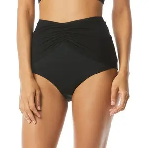 COCO REEF High Waist Bikini Bottom - Cast-black