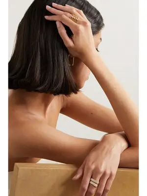 OFIRA Stripe Zz 18-karat Diamond Ring