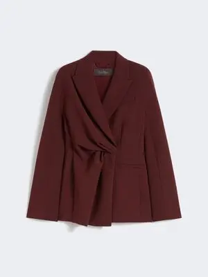 Max Mara Wrap Jacket In Cady