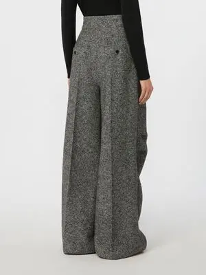 Max Mara Wool And Silk Tweed Trousers