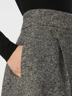 Max Mara Wool And Silk Tweed Trousers