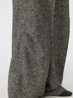 Max Mara Wool And Silk Tweed Trousers