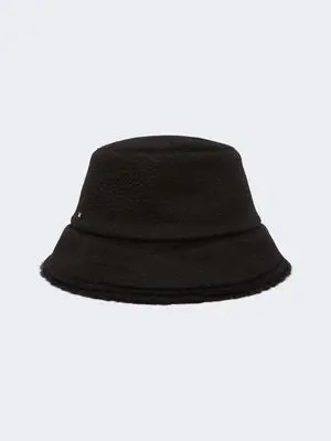 Max Mara Reversible Cloche Hat - Black