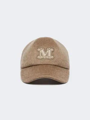 Max Mara Cashmere Baseball Cap - Brown
