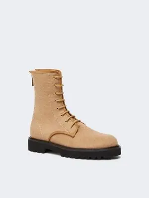 Max Mara Water-repellent Combat Boots