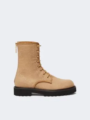 Max Mara Water-repellent Combat Boots