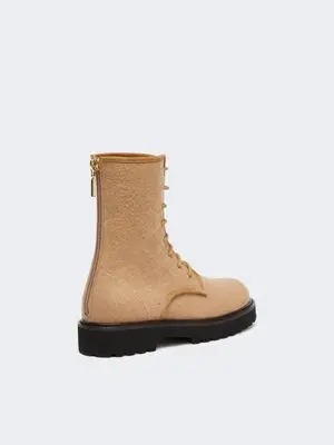 Max Mara Water-repellent Combat Boots