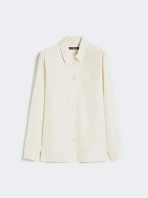 Max Mara Washed Silk Shirt - Ecru