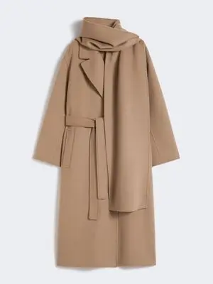 Max Mara Wool Double Drap Wrap Coat