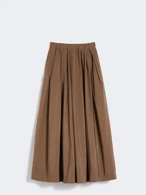 Max Mara Cotton Micro Faille Skirt
