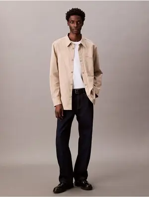 Calvin Klein Canvas Relaxed Shirt Jacket