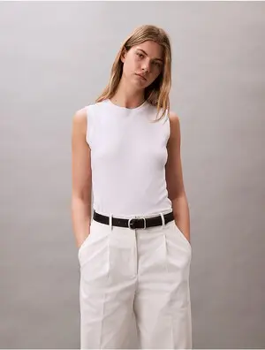 Calvin Klein Frill Camis Tanks For Women
