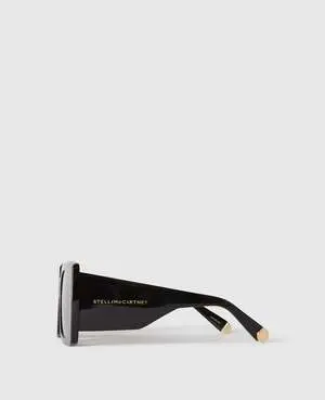 Stella McCartney Oversized Square Sunglasses - Black