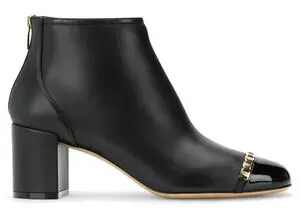 FERRAGAMO Vara Chain Detail Booties