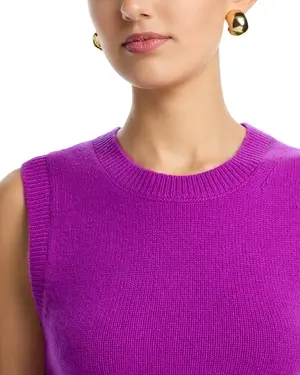 A.L.C. Ian Sleeveless Cashmere Top