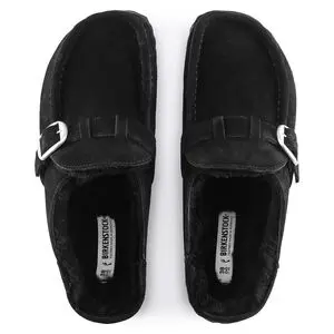 BIRKENSTOCK Buckley Shearling Clogs - Black