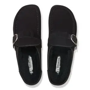 BIRKENSTOCK Buckley Shearling Clogs - Black