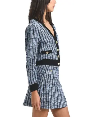 Derek Lam 10 Crosby Tweed Cardigan Jacket