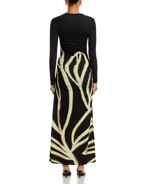 CALA DE LA CRUZ Megara Printed Dress