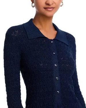 Sea Ruby Knit Polo Top