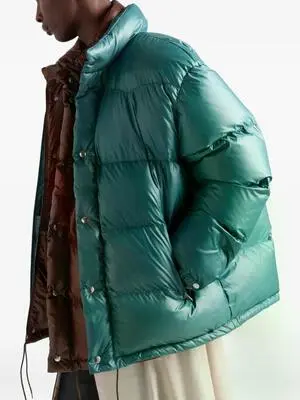 Prada Triangle-logo Padded Jacket