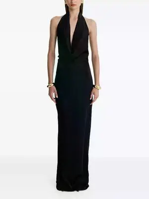 MOOS STUDIO Halter Maxi Dress