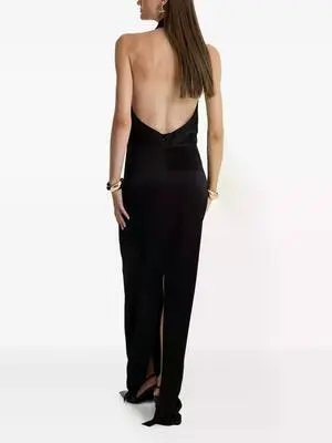 MOOS STUDIO Halter Maxi Dress
