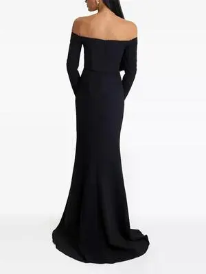 MOOS STUDIO Poem Off-shoulder Fishtail Maxi Dress