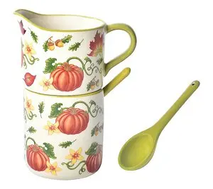 TEMP-TATIONS Seasonal Stacking Cream & Sugar Set - One-color