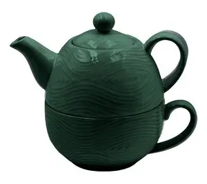 TEMP-TATIONS Woodland Mini Tea For One With 15-oz Teapot - One-color