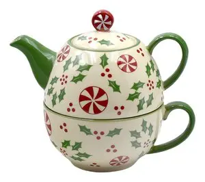 TEMP-TATIONS Seasonal Mini Tea For One With 15-oz Teapot - One-color