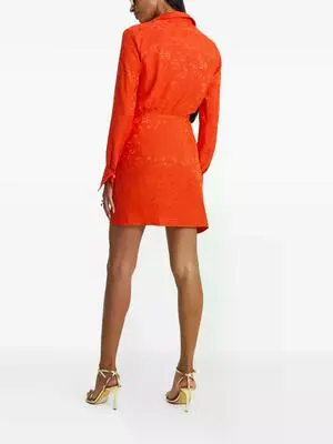 MOOS STUDIO Fire Bloom Floral-print Mini Dress