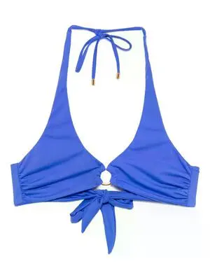 AWAY THAT DAY Sorrento Halterneck Bikini Top - Blue