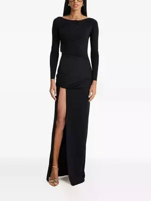 MOOS STUDIO Midnight Icon Long-sleeve Maxi Dress