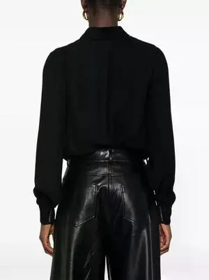 Elisabetta Franchi Twist-front Button Bodysuit
