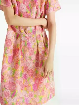 Prada Floral-print Mini Dress