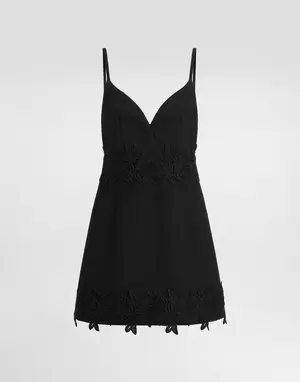 Dolce & Gabbana Stretch Wool Crêpe Dress - Black