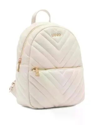 Liu Jo Quilted Chevron Backpack - White