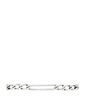Saint Laurent Gourmette Maillon Chain Bracelet - Metallic