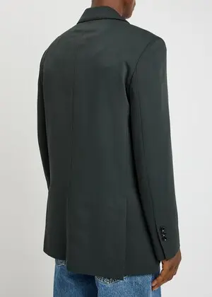 AMI Paris Wool Blazer - Anthracite
