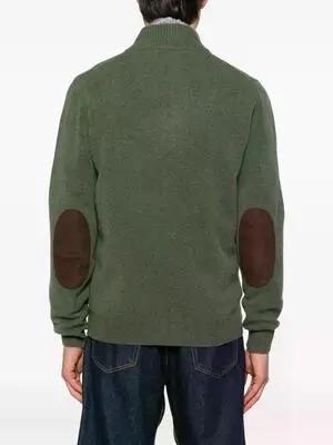Barbour Wool Cardigan - Green